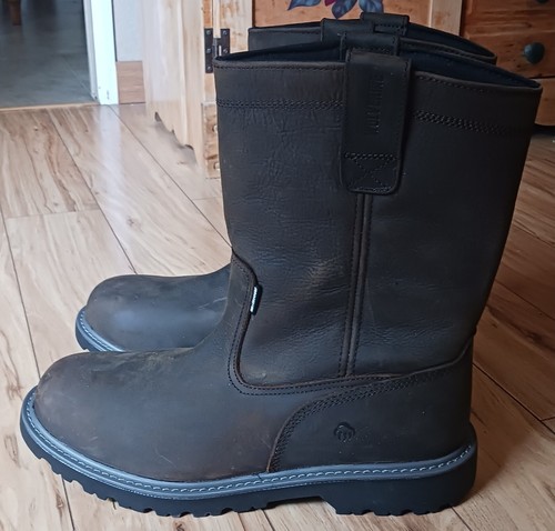 Wolverine Floorhand W10682 Waterproof Brown Leather Soft Toe Work Boots ...