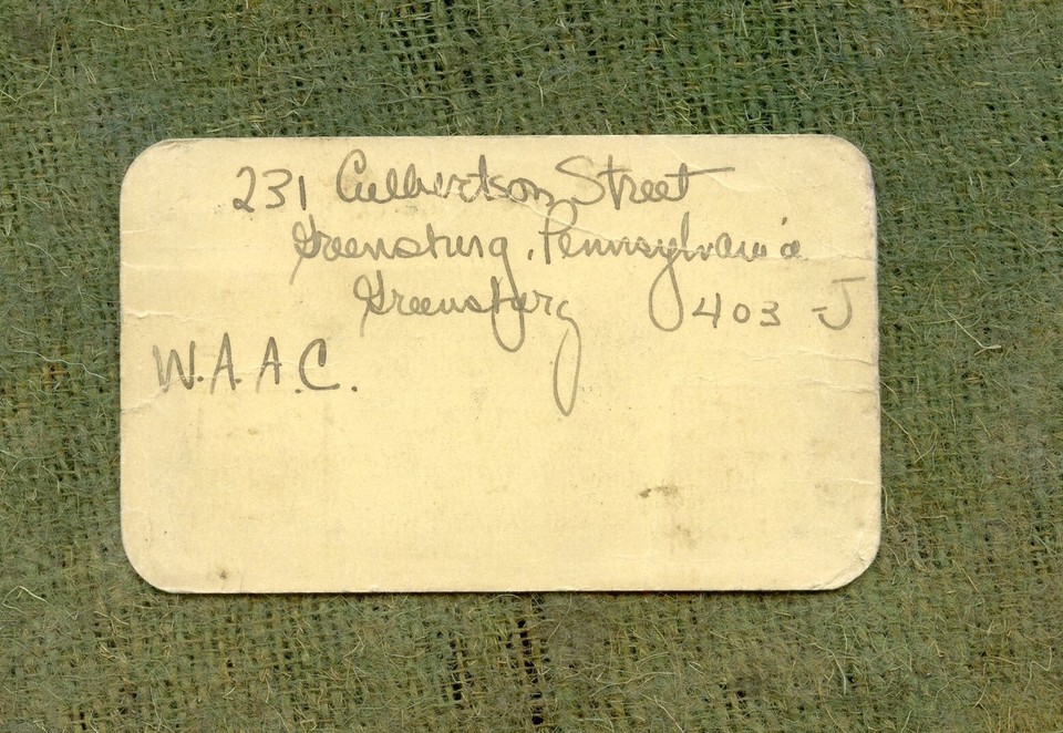 WWII WW2 Sewickley PA Japanese Hunting License-WAC WAAC w/ Postal ...