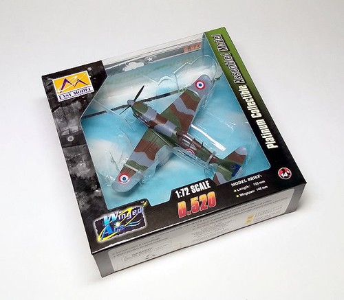 EASY MODEL Aircraft Model 1/72 D.520 Pilot Officer Madons Airplane ...