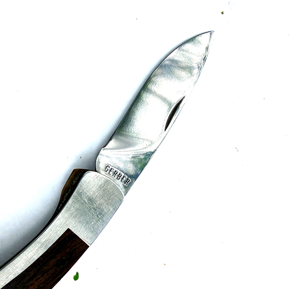 Gerber Liner Lock Sportsman Knife Wood 97223 Portland 4-1/8" | eBay