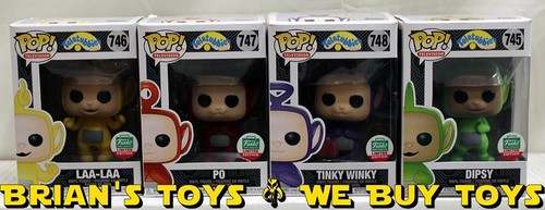 Teletubbies Funko Pop Lot of 4: Tinky Winky, Dipsy, Laa-Laa #746 & Po ...