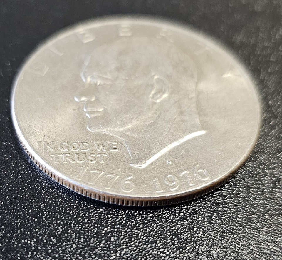 1776-1976-D Eisenhower Liberty Bell Moon One Dollar US Bicentennial ...