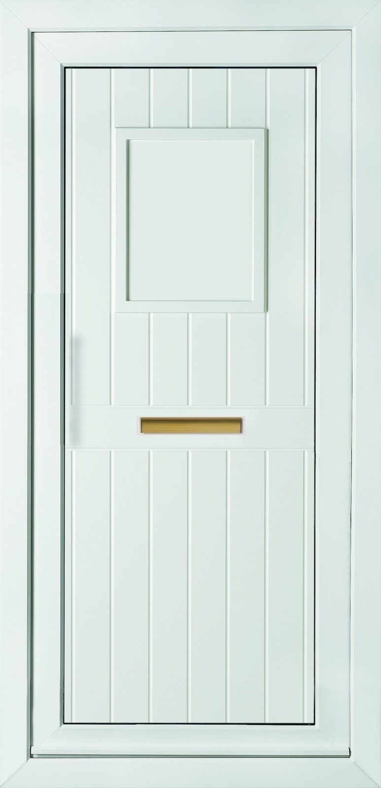 WHITE FULL HEIGHT UPVC DOOR PANEL (CHATSWORTH SOLID ) CUT TO SIZE FREE ...