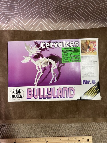 Bullyland Bully Cervalces Nr 6 Glow skeleton Model kit Moose RARE | eBay