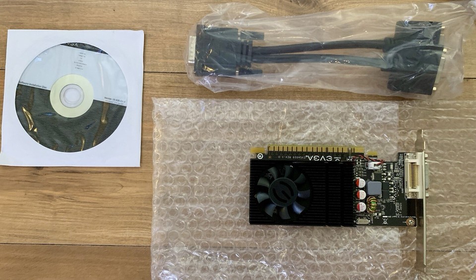 nvidia GeForce GT430 Graphics Card EVGA 1024MB DDR3 1G P3-1433-KR PCIE ...