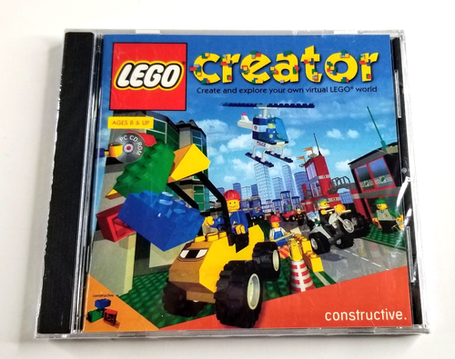 SEALED Lego Creator Contructive Create And Explore PC Video Game 1998 ...