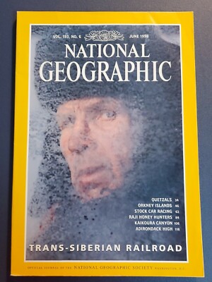 National Geographic Magazine / TRANS-SIBERIAN RAILROAD / June 1998 | eBay