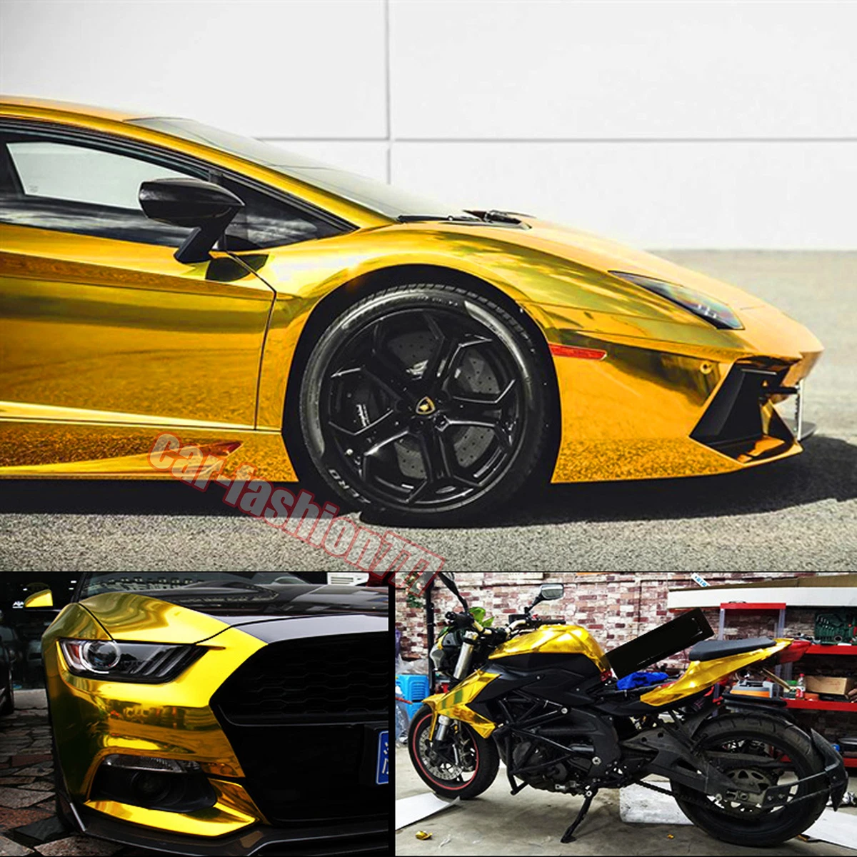 Mirror Wrap Motorcycle