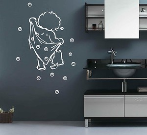 BATH Bathroom Bubble Removable DIY Wall Stickers Decal UK SH165 | eBay