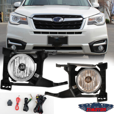 For 2017 2018 Subaru Forester Front Fog Lights Driving Bumper Lamps ...