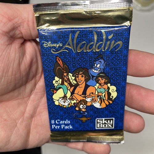 Disney Aladdin Trading Cards One Unopened Pack | eBay