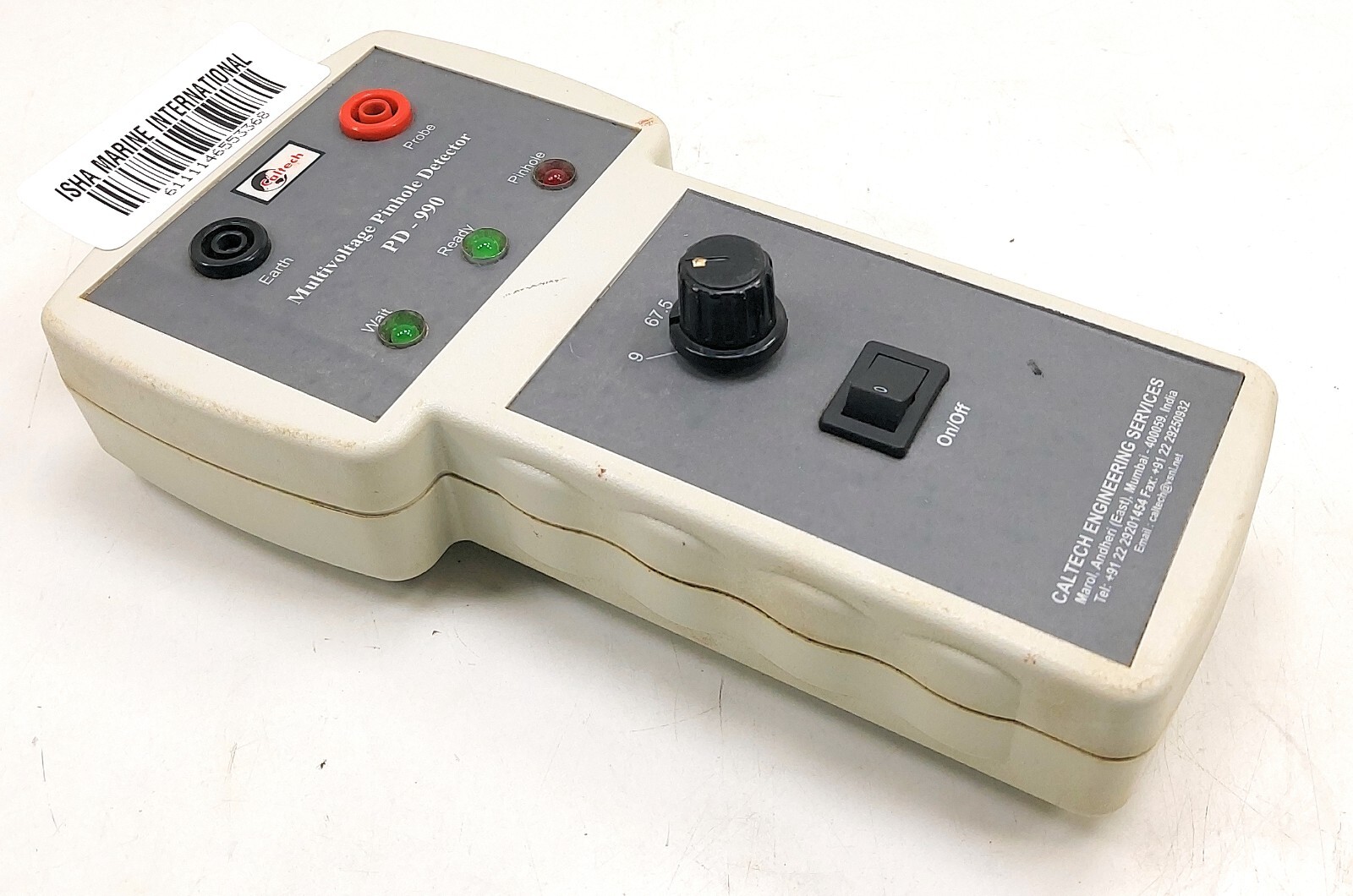 Caltech Engineering PD-990 Multivoltage Pinhole Detector for sale ...