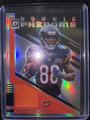 Riley Ridley 2019 Optic Rookie Phenoms /50 Jersey #RP36 Chicago Bears ...