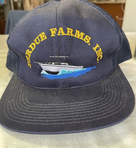 Vintage Perdue Chicken K Products Snapback Hat/Cap Embroidered Boat ...