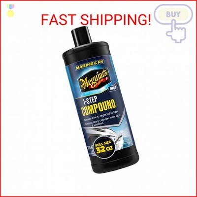 Meguiar’s Marine/RV One Step Compound, M6732, Removes Oxidation, Stains ...