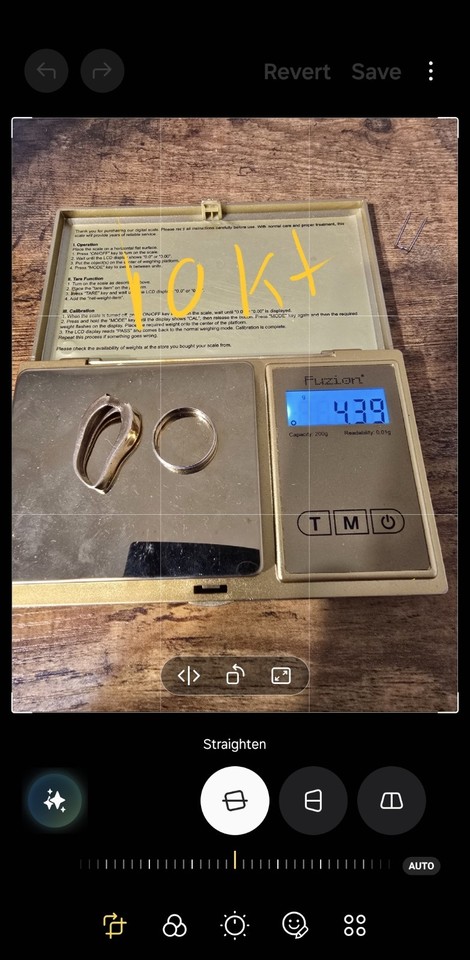 **WILL BE SHIPPED FROM USA** Solid 14kt 2.93 Grams And 10kt 4.39 Grams ...