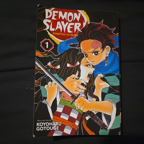 Demon Slayer Kimetsu No Yaiba Vol. 1 Manga Anime Paperback Book, Viz ...