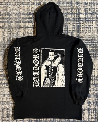 Vintage 90s Bathory Countess Elizabeth Hoodie Bathory Hoodie XL Black ...