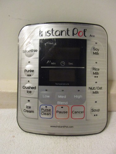 INSTANT POT Ace 60 Cooking Blender Front Panel Cover Replacement Part ...