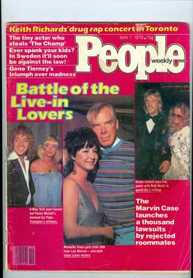 1979 People Magazine: Peter Frampton/Penny McCall/Michelle Triola/Lee ...