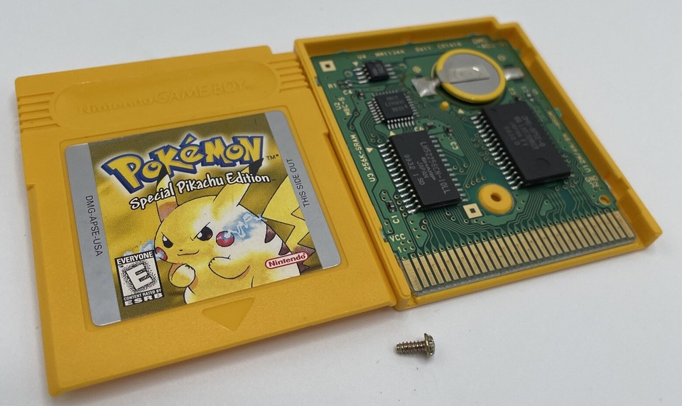 Pokemon Yellow Version Pikachu Nintendo Gameboy Authentic + New Battery ...