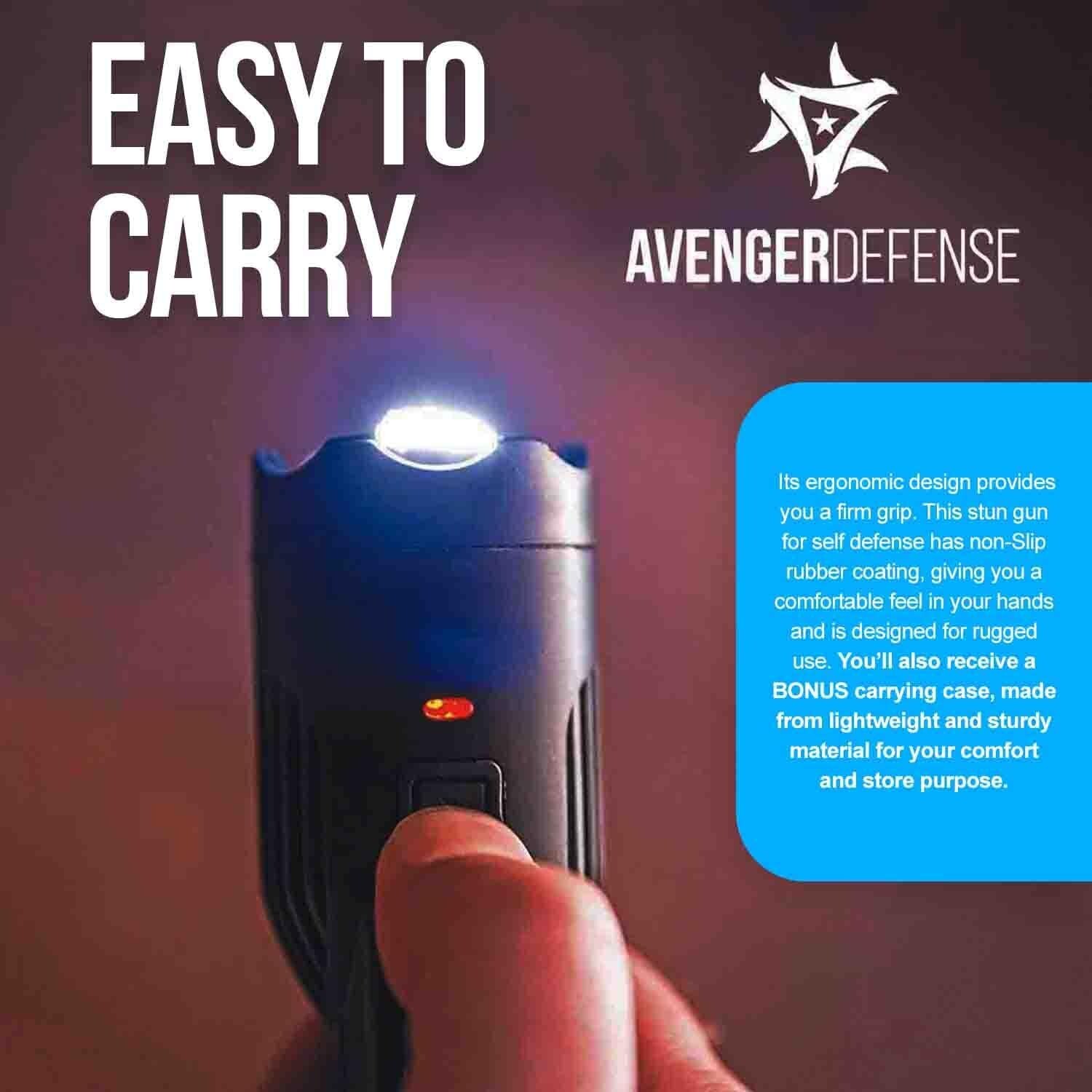 Avenger Defense Women Stun Gun with Case for Self Defense Device ( ADS ...