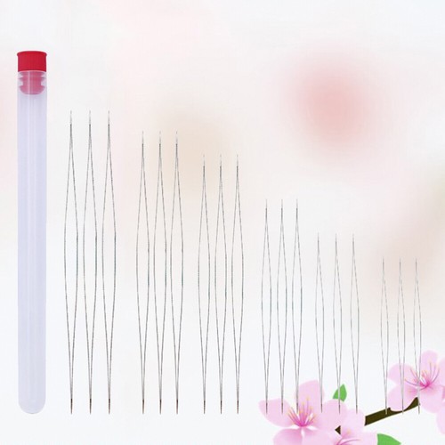 18 Pcs Bead Threader for Jewelry Stitching Big Eye Beading Needles | eBay