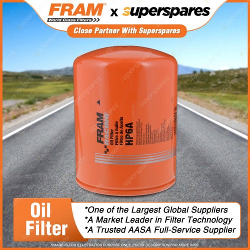 Fram Racing Oil Filter HP6A NASCAR Only Use with HPK6 HPK600 HPK6000 ...