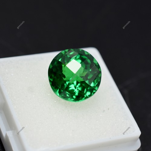 Extremely Rare Round Cut Green Garnet 12.00 Ct Natural Loose Gemstone ...