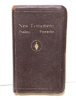1962 GIDEON Bible - New Testament and Psalms Proverbs - Pocket Size | eBay