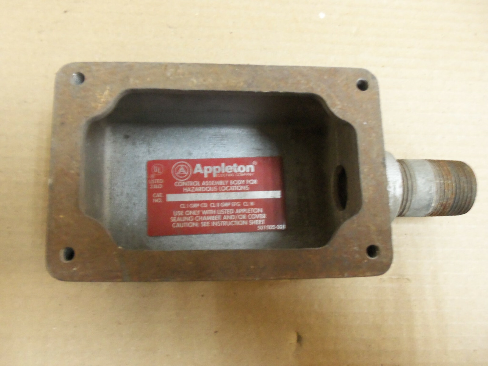 APPLETON ELECTRIC EFD175-NL-Q Mounting Body,1Gang,3/4In,Dead-End | eBay