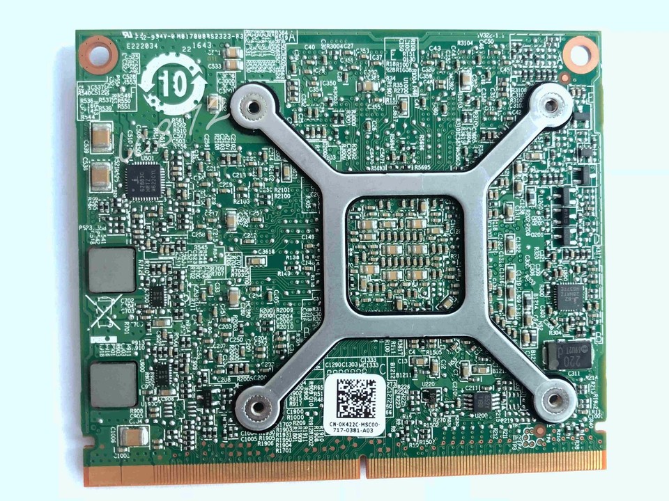 NEW Dell Precision 7510 W5170M 2GB GDDR5 AMD FirePro M5100 Video Card ...