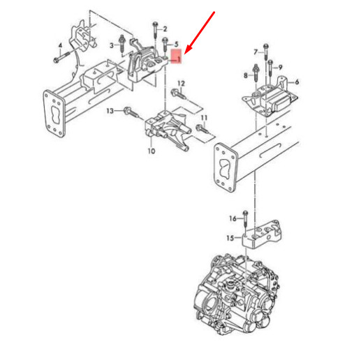NEW AUDI Q2 GA RIGHT ENGINE MOUNTING 5WA199262H ORIGINAL | eBay