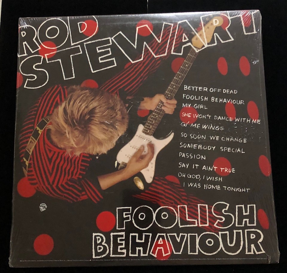 ROD STEWART / FOOLISH BEHAVIOR ORIGINAL ERA FACTORY SEALED LP RECORD ...