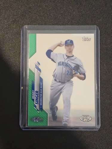 2020 Topps Pro Debut Green #'d /99 Brady Singer #PD-147 Prospect Rookie ...