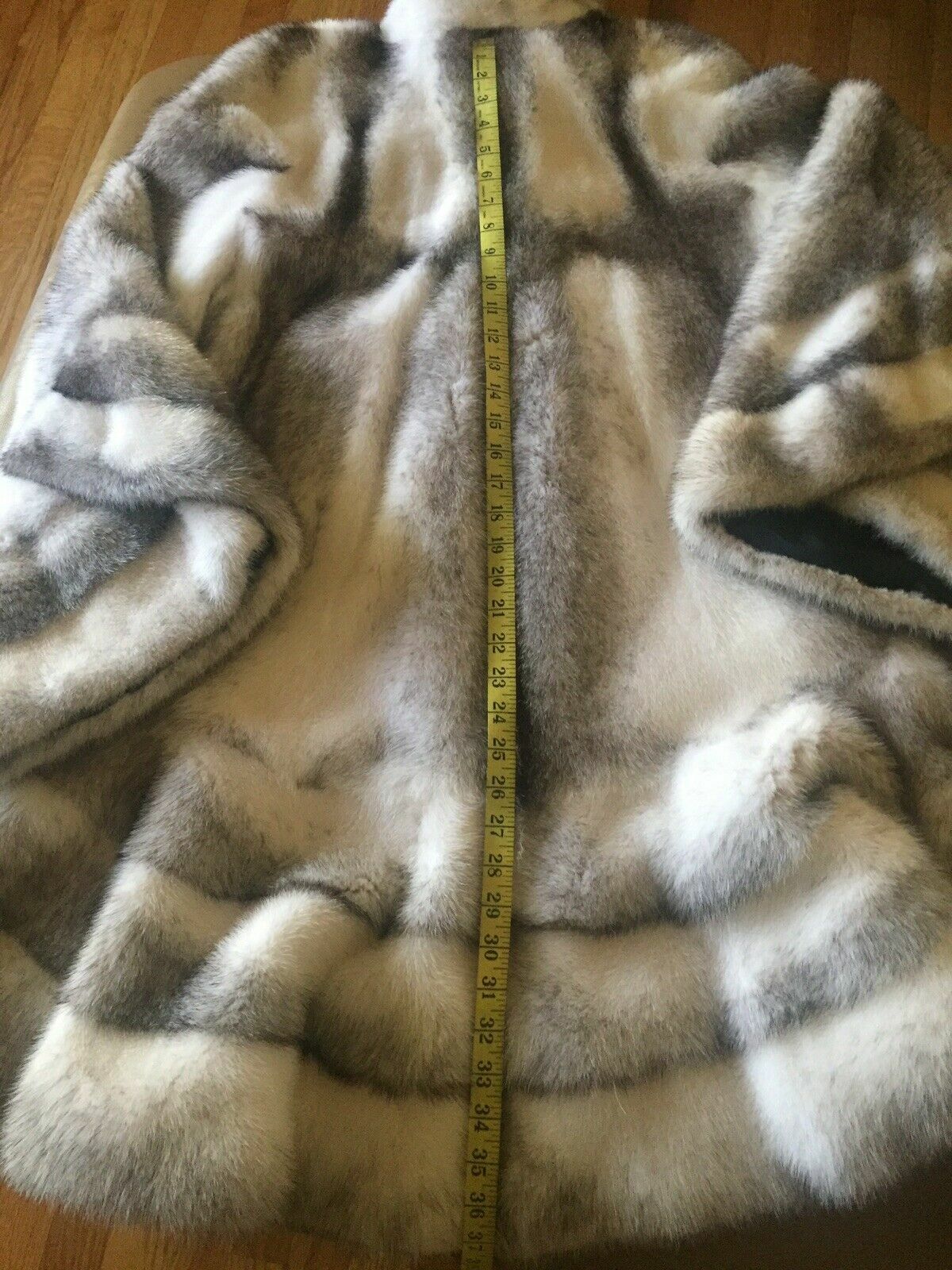 NWOT Natural Brown Cross Mink Three-Quarter Fur Coat by Flemington Furs ...