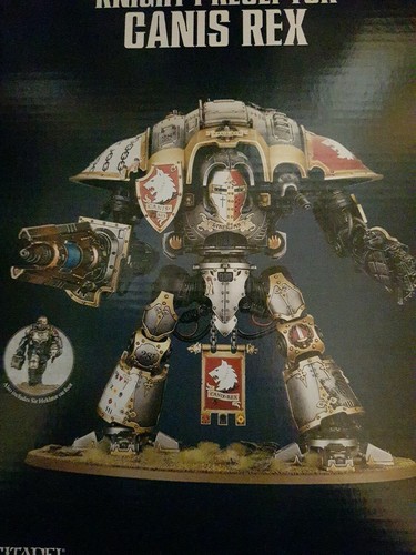 40k Imperial Knight Canis Rex Upgrade Sprue Detailed Cockpit & Pilot ...