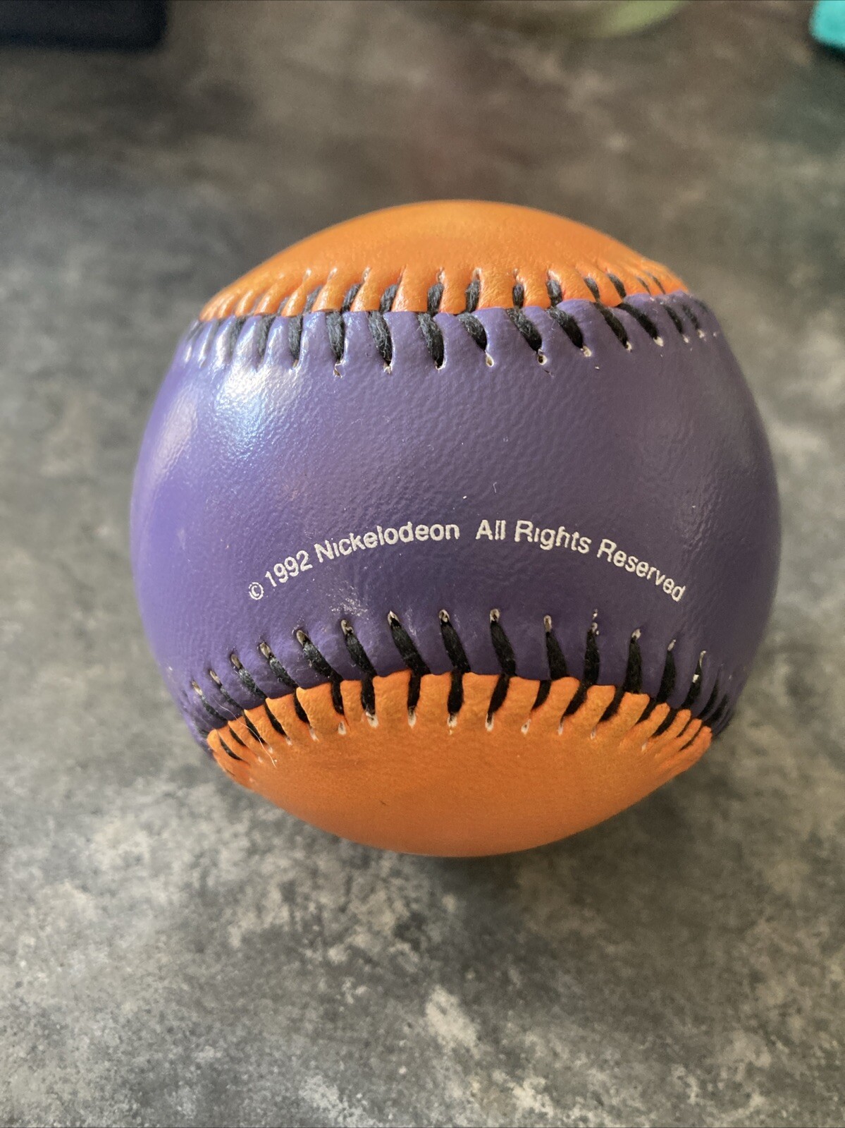 1992 Nickelodeon, Baseball, Purple And Orange Rare HTF + Taz Ball | eBay