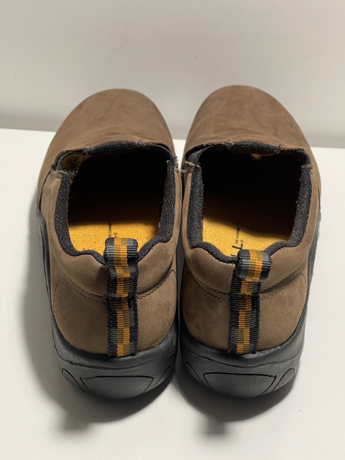 Merrell Jungle Moc J95625 Brown Nubuck Leather Slip On Shoes Kids JR ...