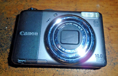 Canon PowerShot A2000 IS 10.0MP Digital Camera - Gunmetal and Silver ...