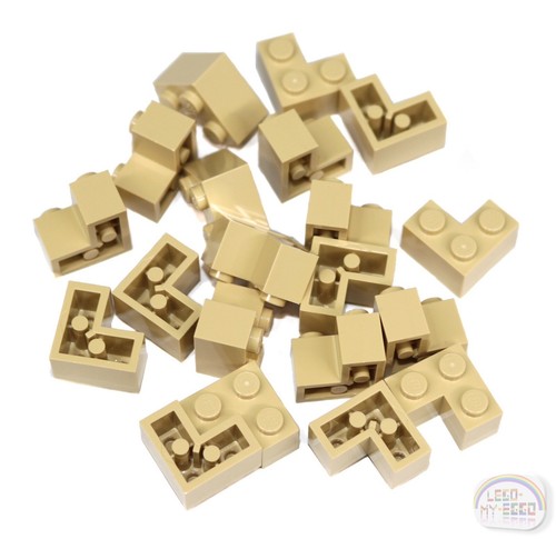 LEGO Classic - 3-Buck Bag - 15-pcs 2x2 Corner Brick - Tan - New - (2357 ...