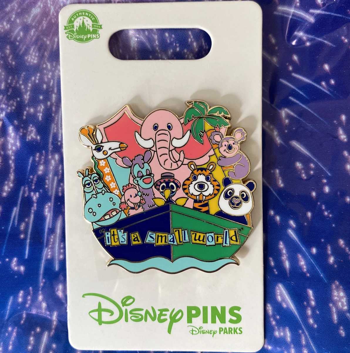Elephant It's A Small World 50th Anniversary Mystery Pin, 49% OFF