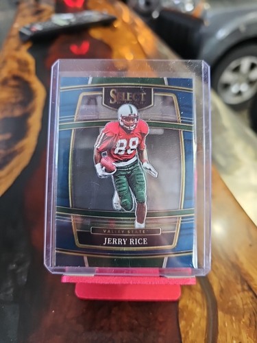 2022 Panini Select Draft Picks #148 Jerry Rice Blue Field Level - MVS ...