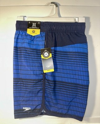 Speedo Men's Swim Trunks Shorts Blue Size M Speedo Eco 4-way Comfort ...