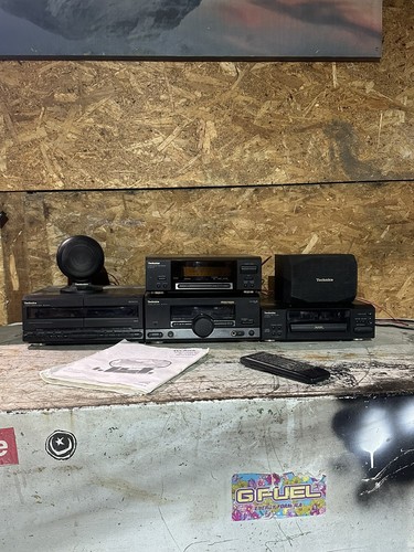 Technics SC-CH570 Stereo HiFi Separates Stack System Speakers + Remote ...
