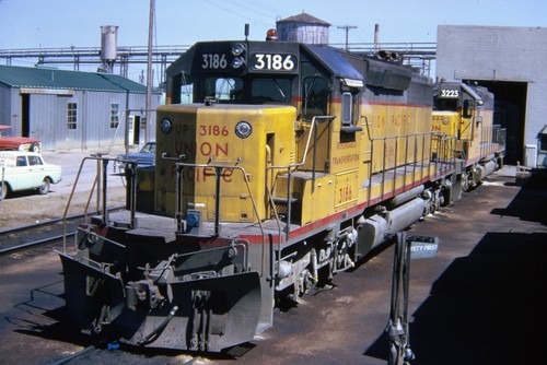 UP UNION PACIFIC 3186 COUNCIL BLUFFS IA 1974 KODACHROME TRAIN SLIDE | eBay