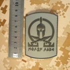 spartan shield molon labe PVC rubber ACU ECWCS morale subdued fastener ...