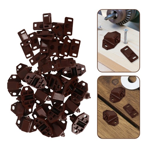 20 Pcs Door Buckle Accessories Double Roller Catch Cabinet Latch ...
