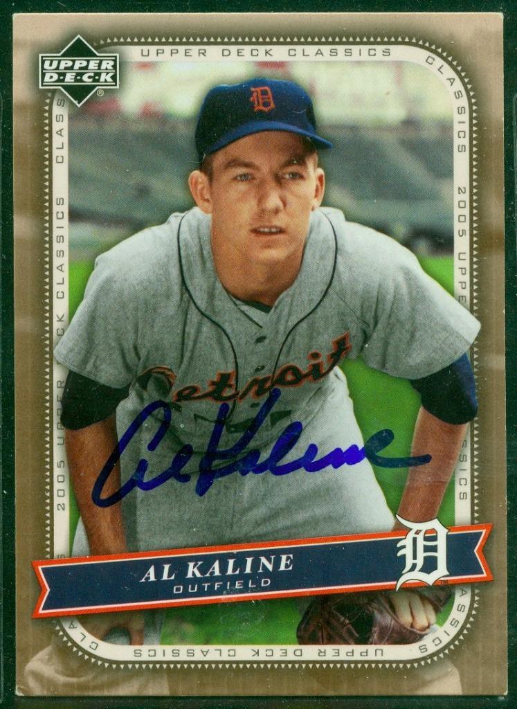 Al Kaline Autographed Memorabilia | Signed Photo, Jersey, Collectibles ...