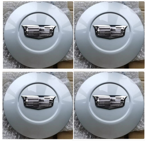 4pcs CADILLAC ESCALADE WHEEL CENTER CAP SILVER FINISH 23432319 2015 ...